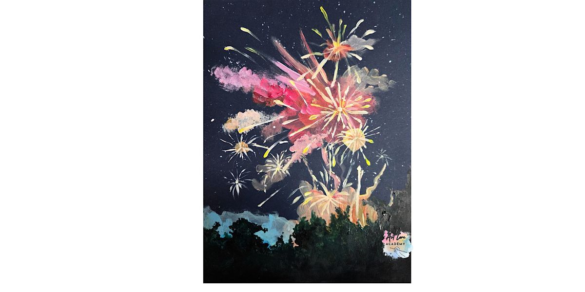 Fireworks Over America: Acrylic Painting Class | Columbus Brewing ...
