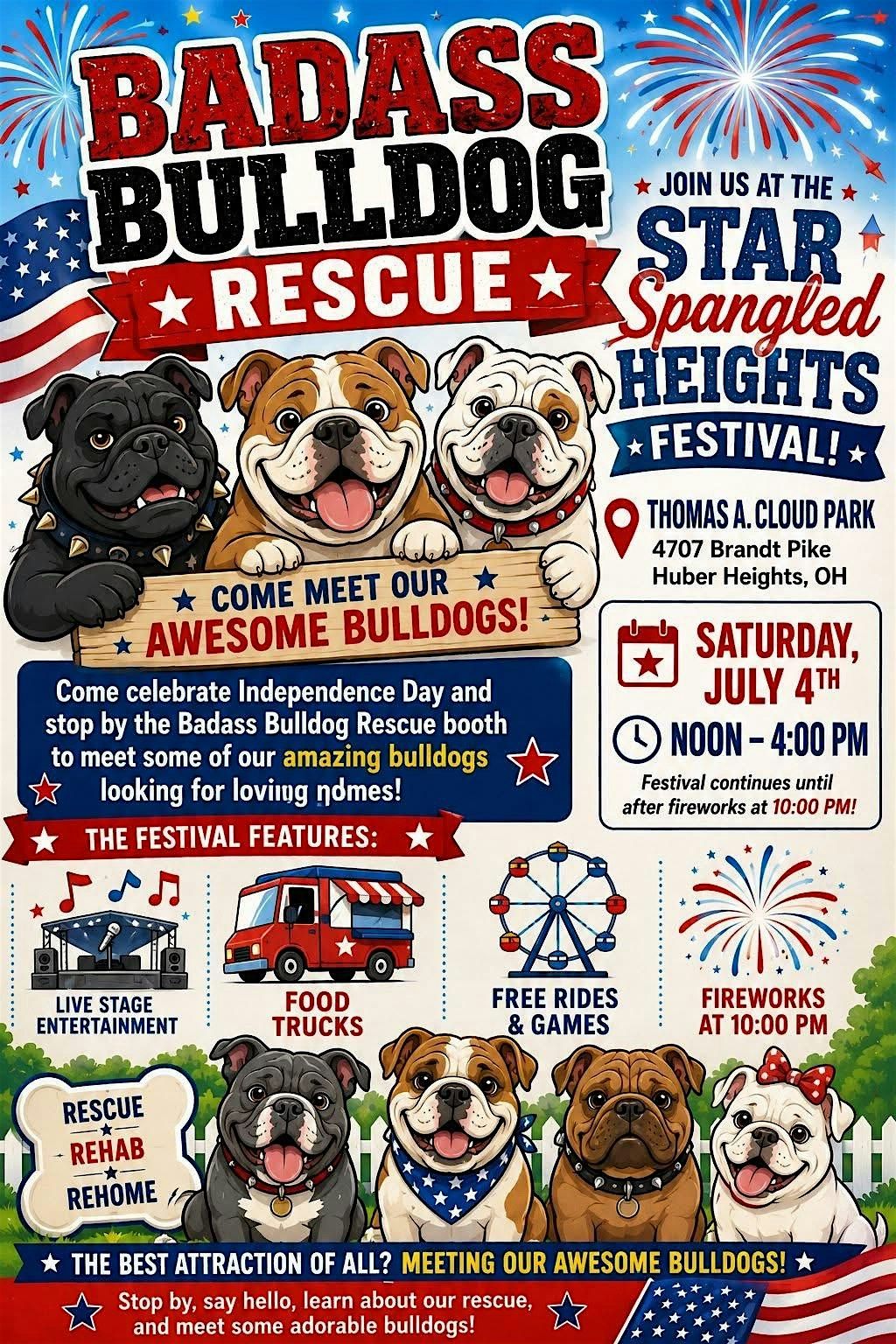Star Spangled Heights Festival | Thomas A. Cloud Memorial Park, Huber ...