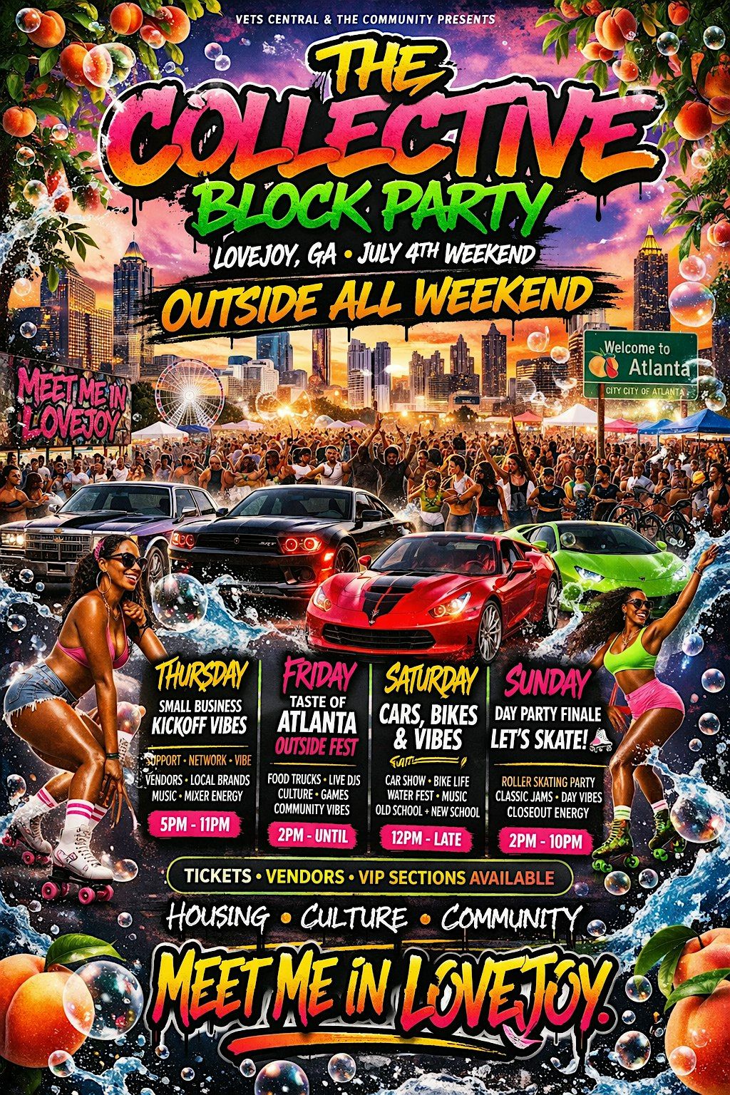 Cars, Bikes, & Bikes | The Collective Block Party Weekend | Lovejoy ...