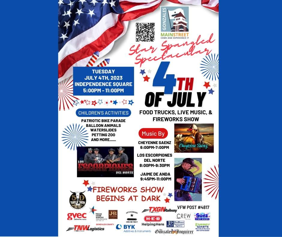Star Spangled Spectacular 2023 | Independence Square, Gonzales Texas ...