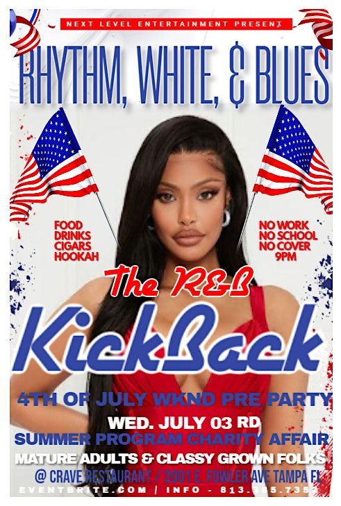 rhythm, white & blues VIP/ TABLE ONLY OPTION | La Terraza Crave, Tampa ...