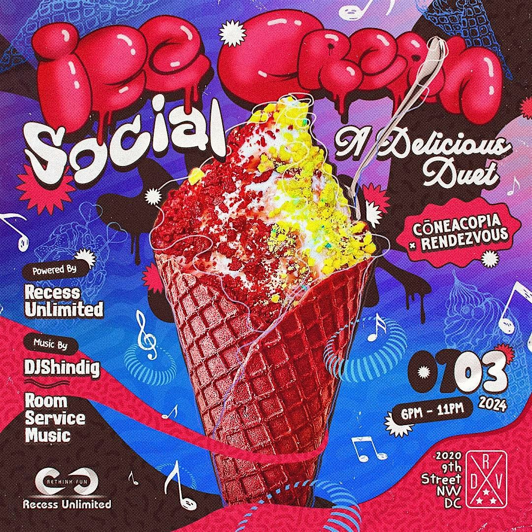 Ice Cream Social | Rendezvous DC, Washington, DC | July 3, 2024