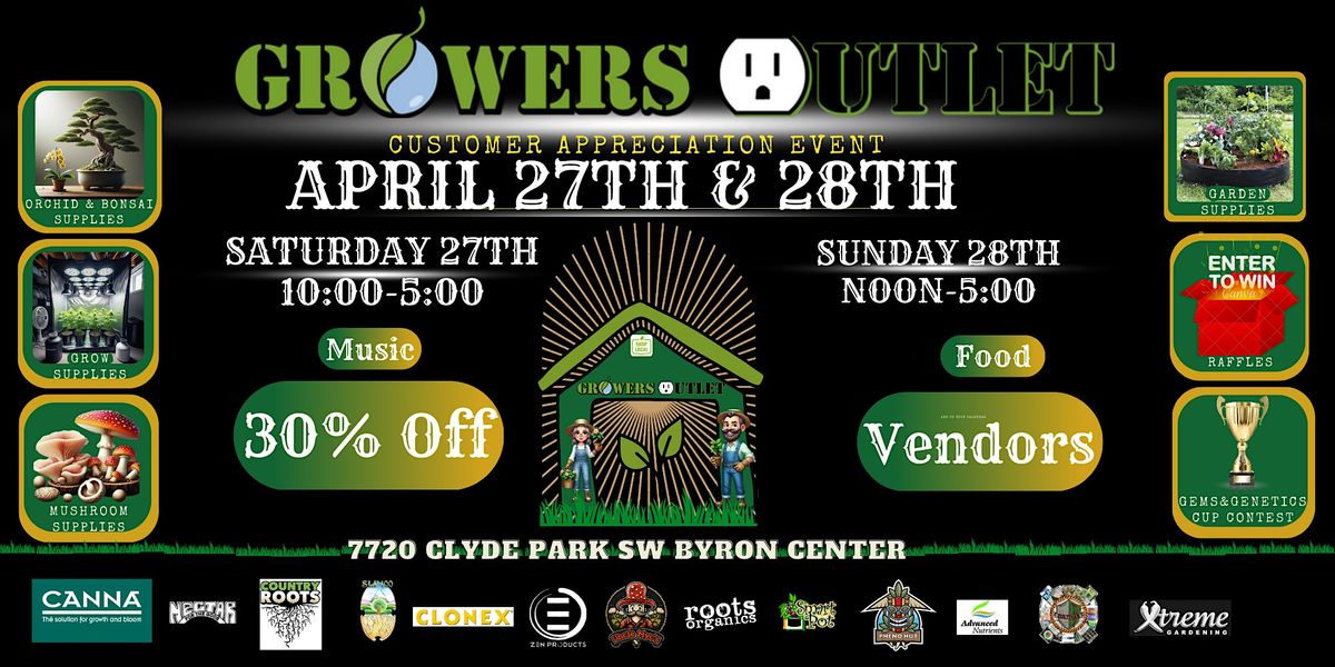 Growers Outlet Customer Appreciation Celebration | Growers Outlet ...